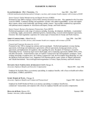 French_Beth Resume 2014 | PDF