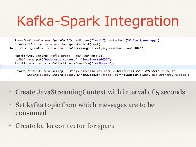 Spark Kafka Mod