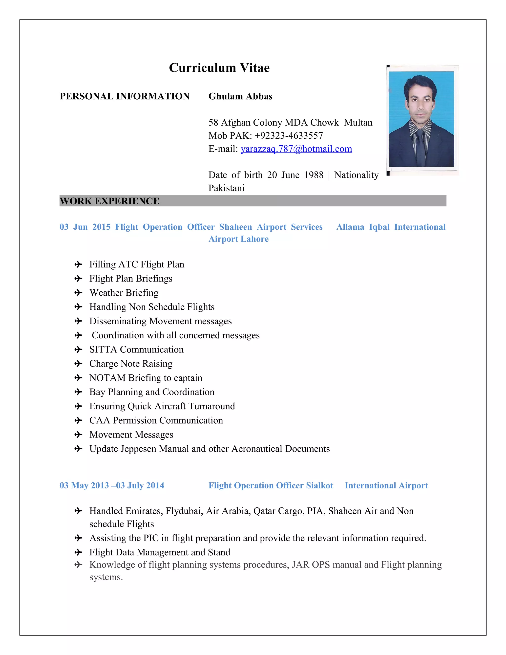 Abbas CV | PDF