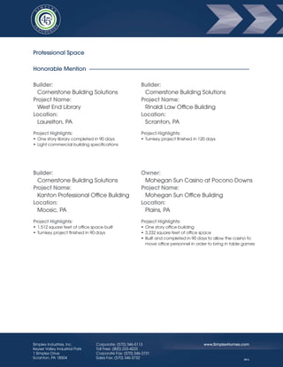 Simplex_Projects_2016 | PDF