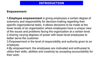 Middle Level Employee Empowerment PPT | PPT