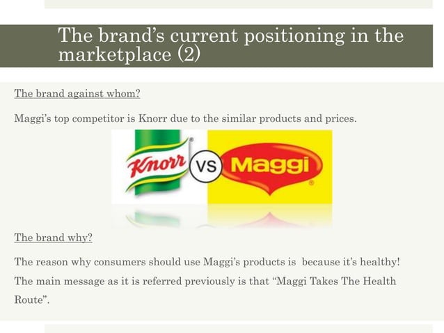 Maggi - Nestlé | PPTX | Advertising Industry | Industries