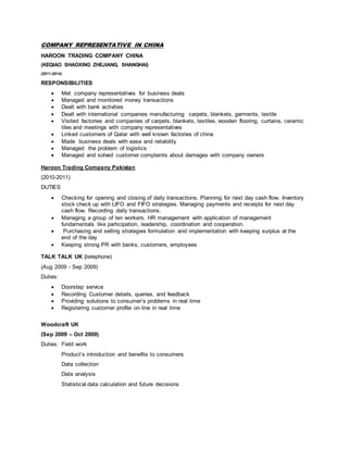 Zafar iqbal resume | DOCX