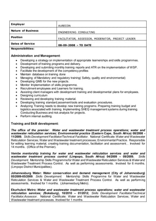 Work Exp docx | PDF