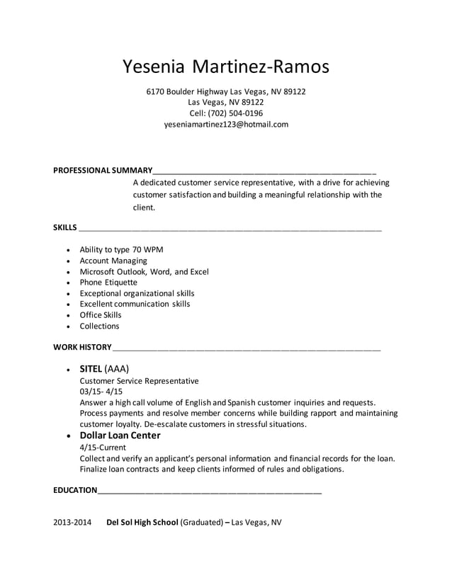 My Resume | DOCX