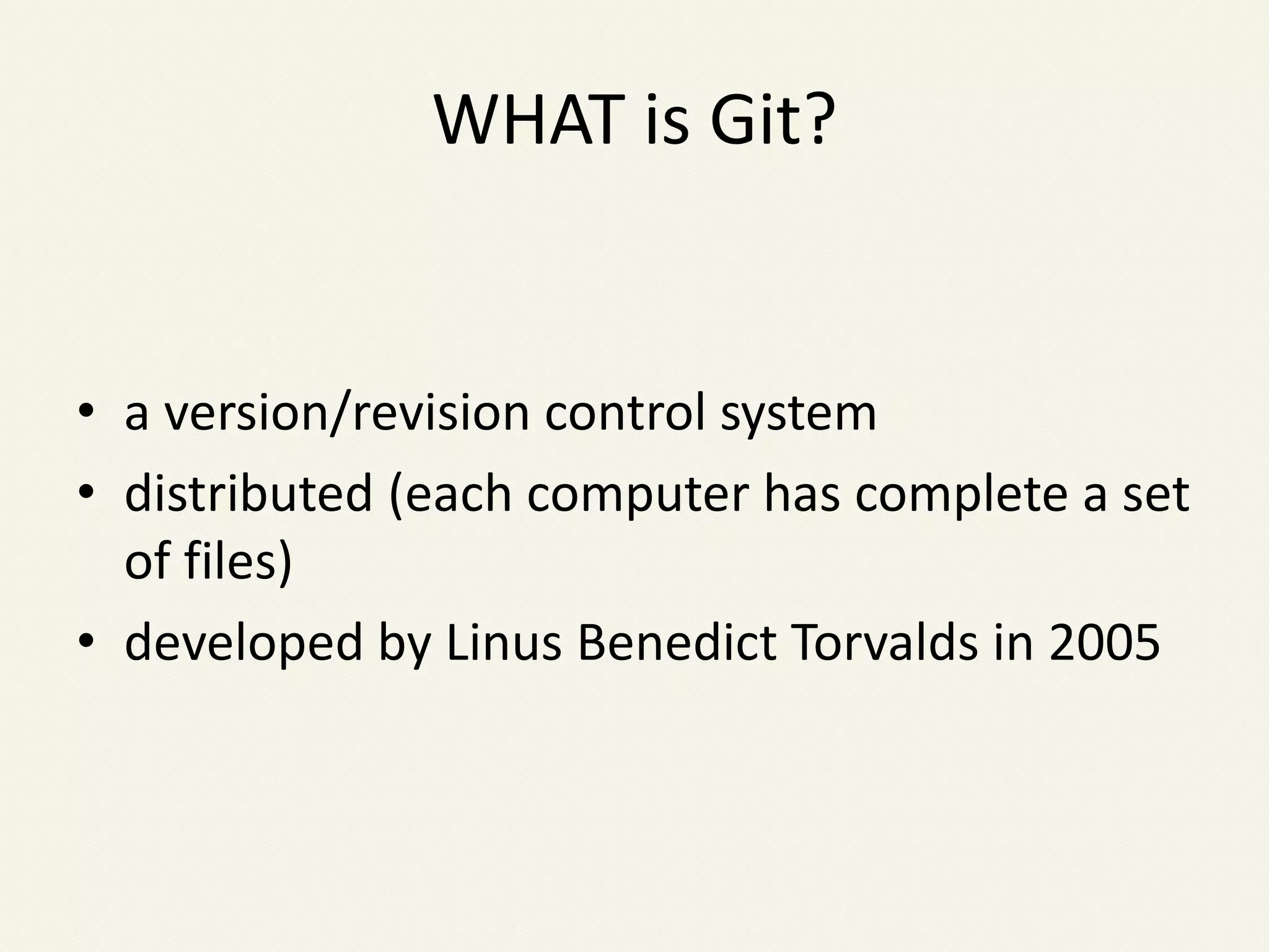 Presentation on GIT at Eminence | PPT