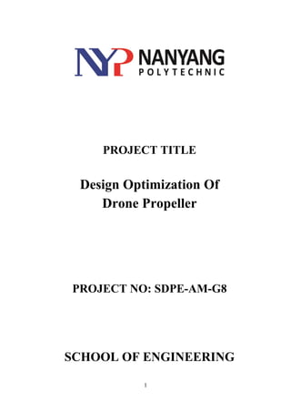 Design Optimization of Drone propeller | PDF