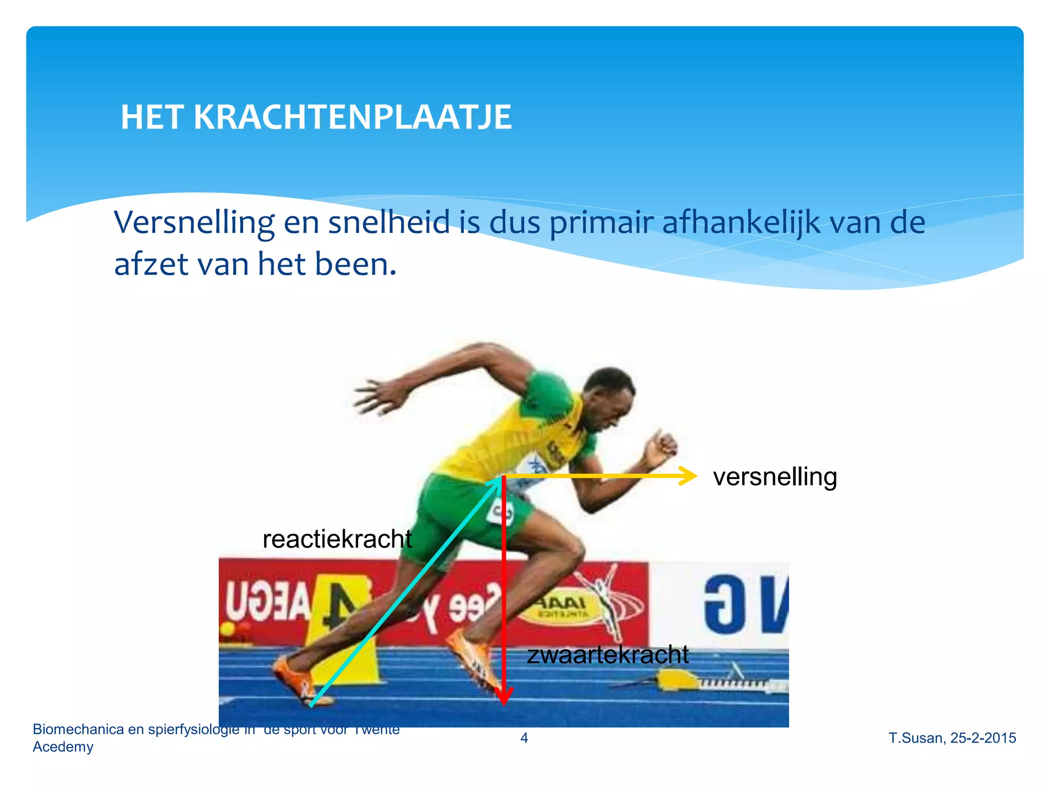 Biomechanica en fysiologie in de sport | PPTX