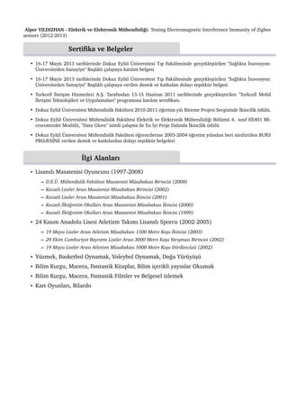 Serkan-KOCA-CV | PDF