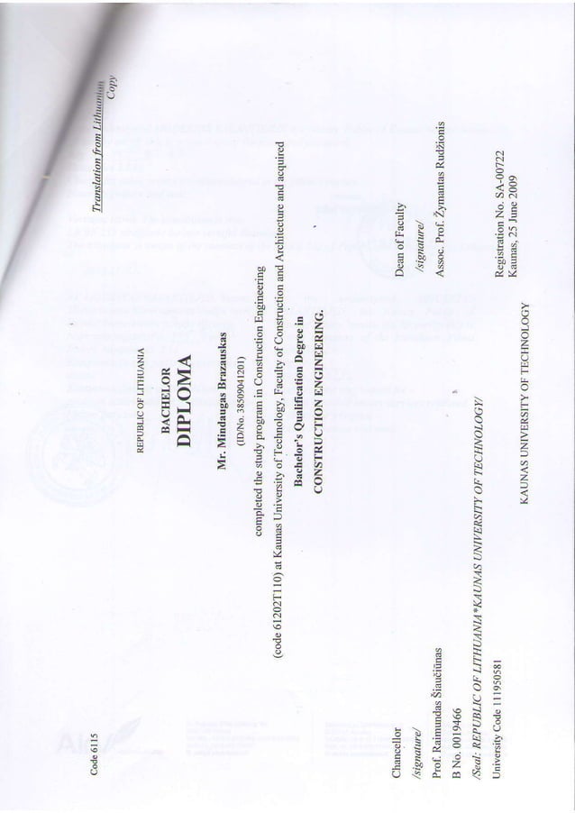 Bachelor Diploma Pdf