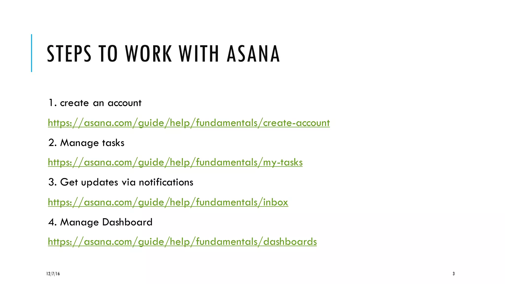 ASANA ppt | PDF