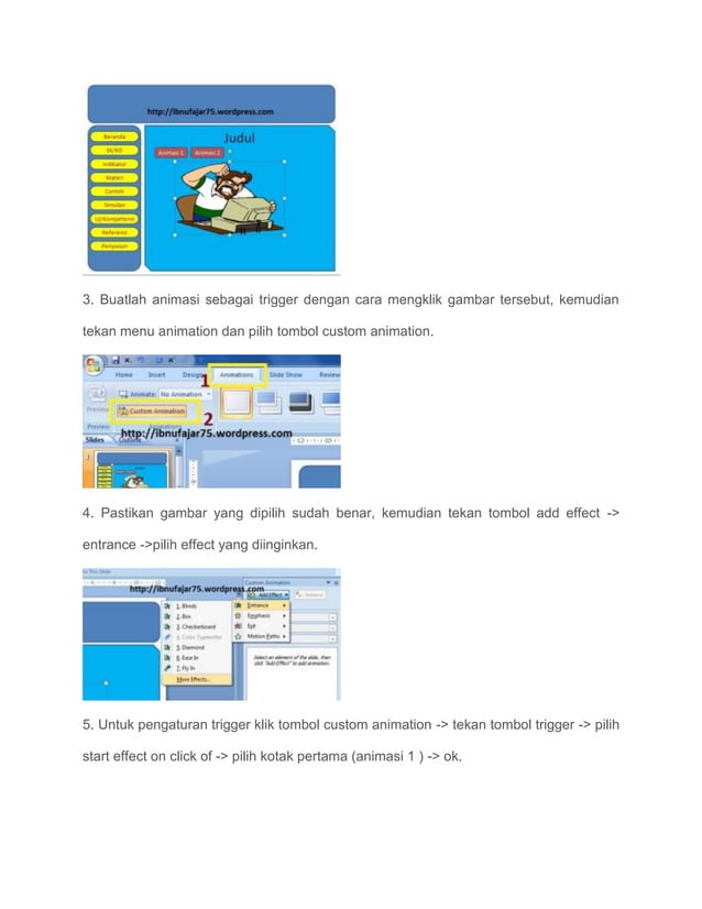 cara membuat soal dengan trigger | PDF