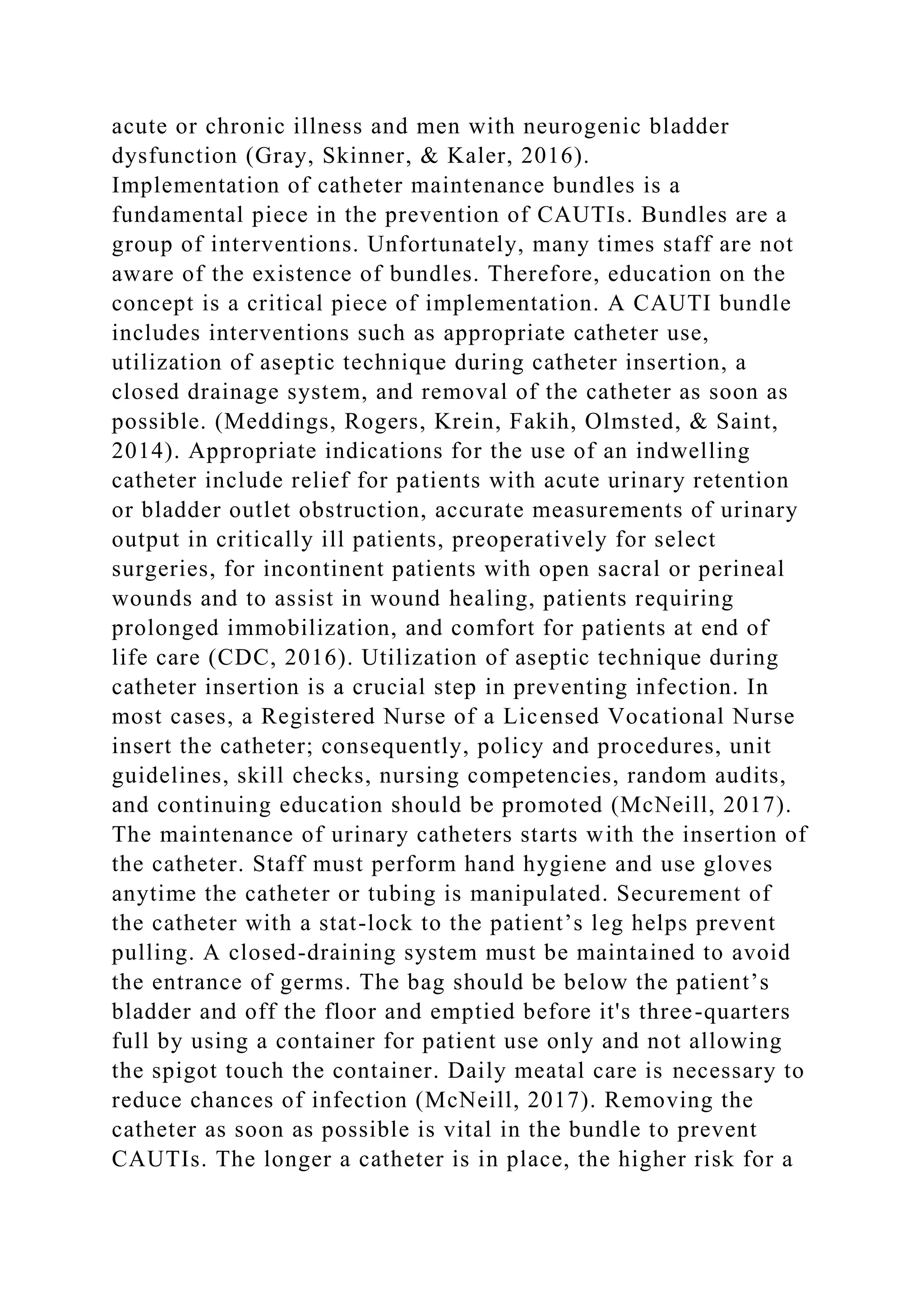 8Catheter-Associated Urinary Tract Infections (CAUTI)Walden .docx