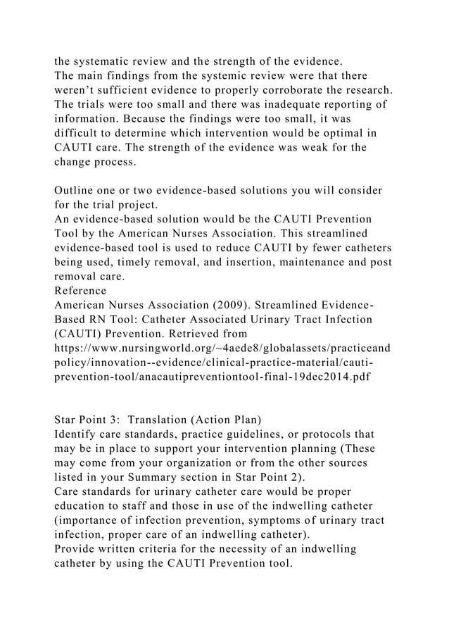 8Catheter-Associated Urinary Tract Infections (CAUTI)Walden .docx