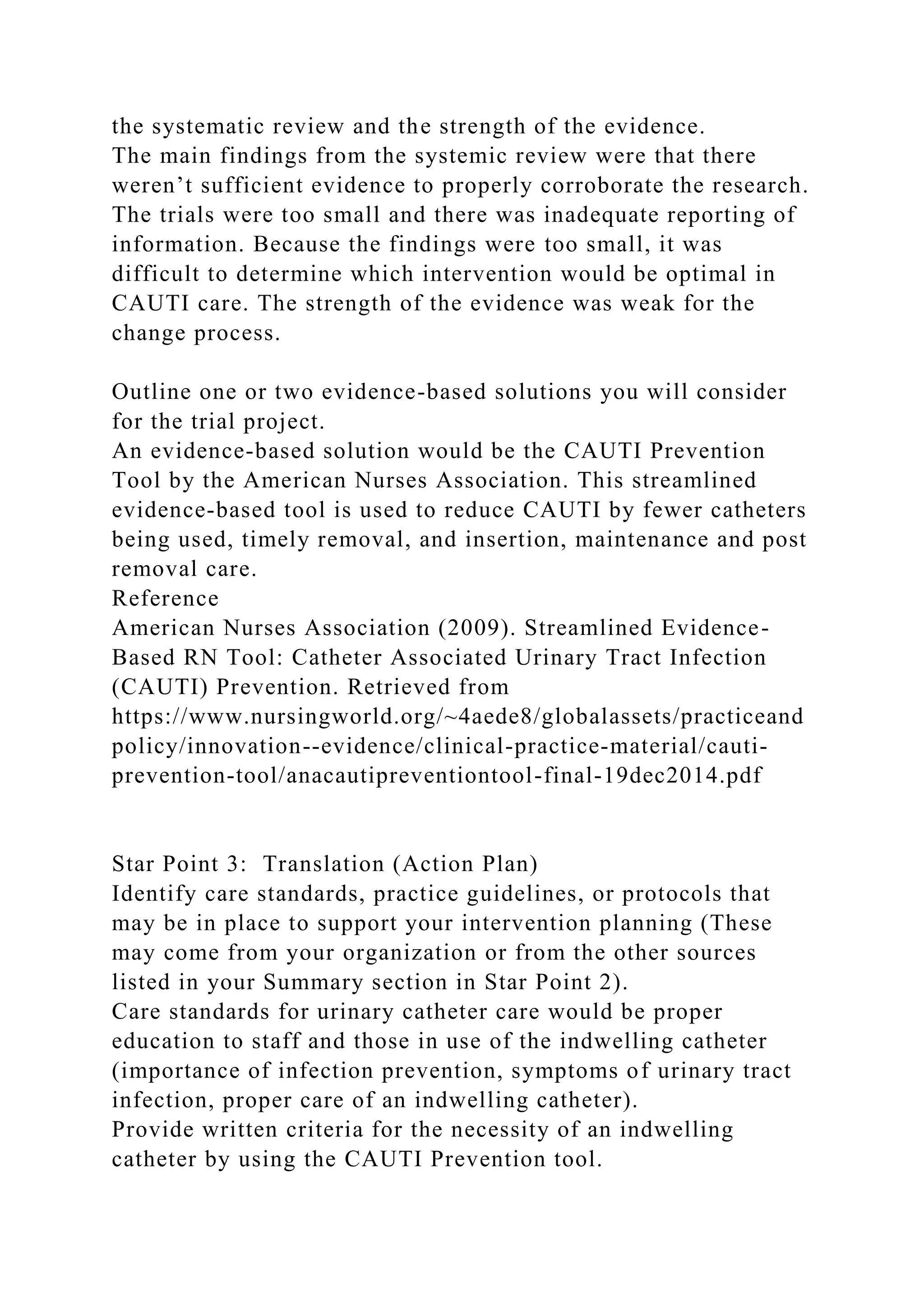 8Catheter-Associated Urinary Tract Infections (CAUTI)Walden .docx ...