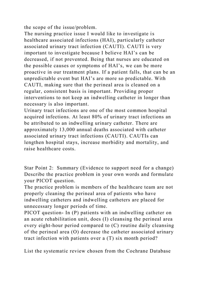 8Catheter-Associated Urinary Tract Infections (CAUTI)Walden .docx ...