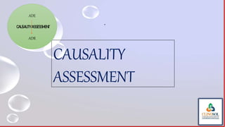Causality Assessment. | PPT