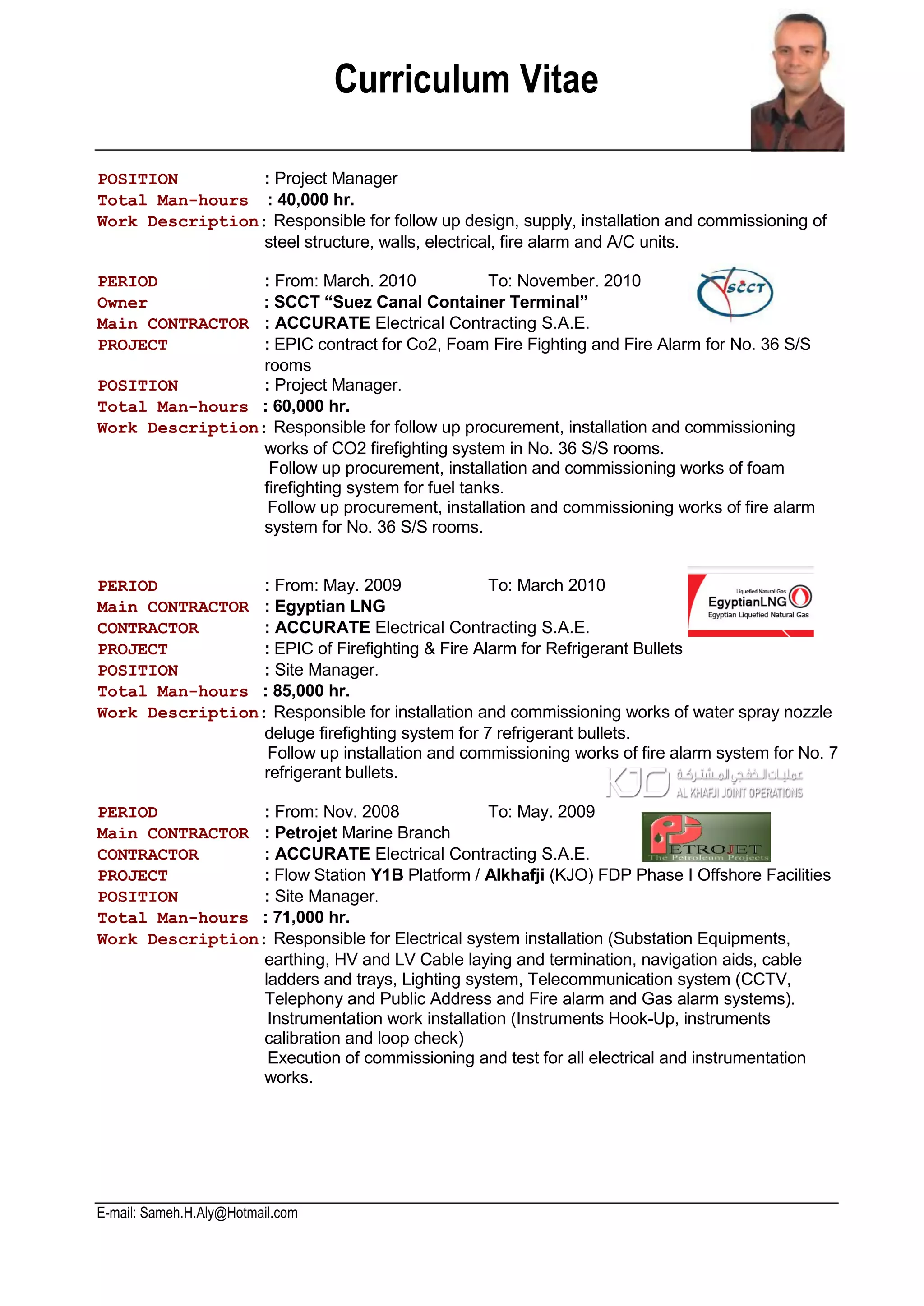 Sameh Hassan Aly Detailed CV2 | PDF
