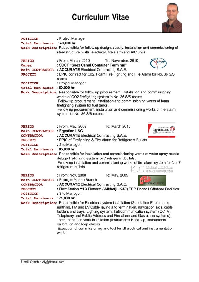 Sameh Hassan Aly Detailed CV2 | PDF
