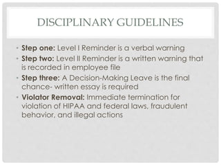 2014 Compliance Plan Power Point | PPTX | Healthcare Industry | Industries