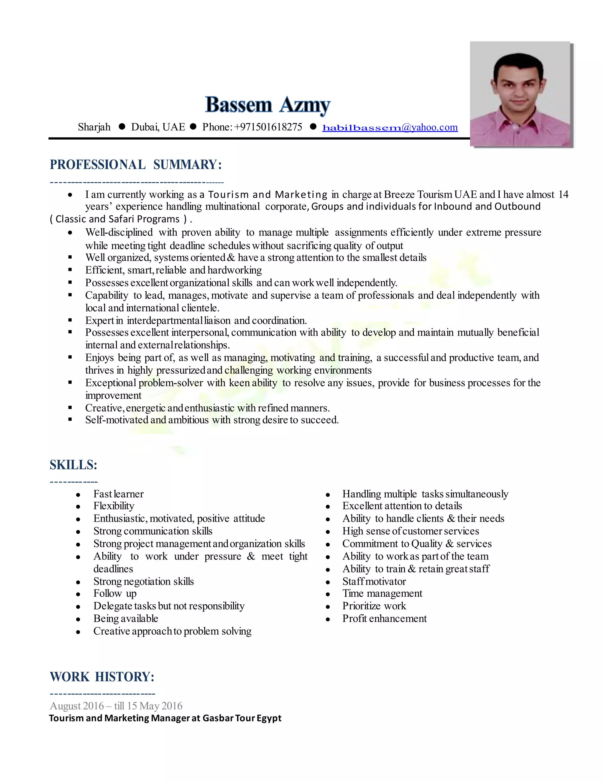 Bassem Azmy CV | PDF