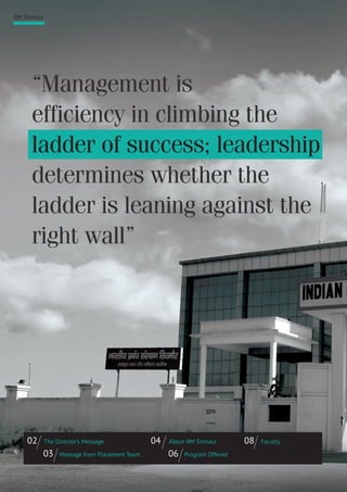 IIM Sirmaur Brochure | PDF