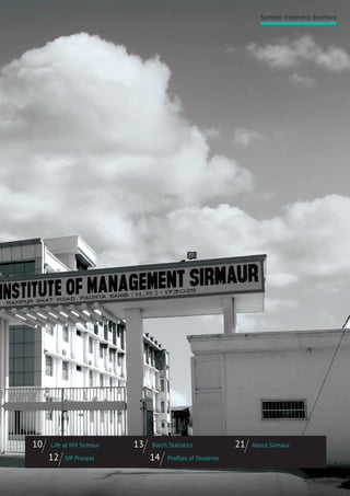 IIM Sirmaur Brochure | PDF
