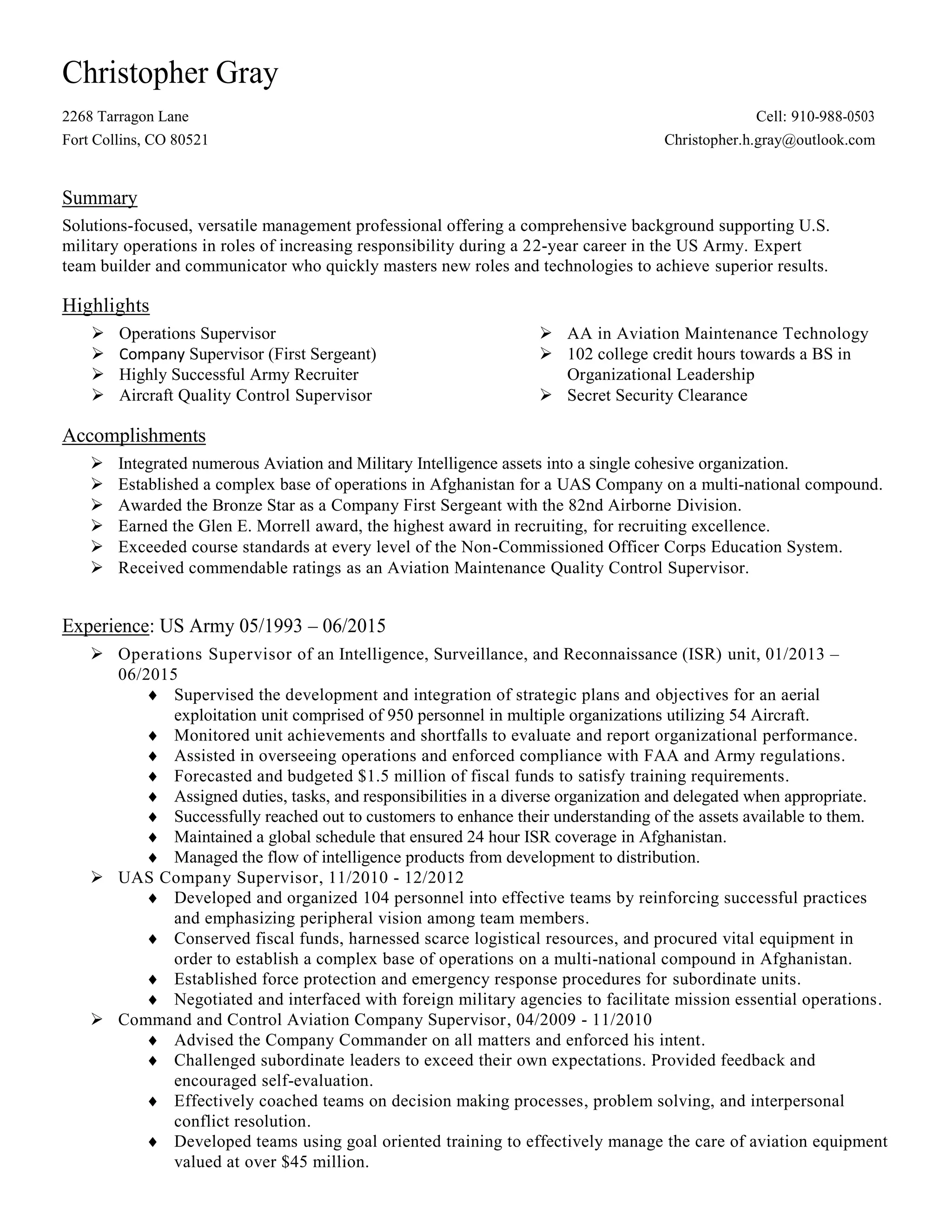 Resume | PDF