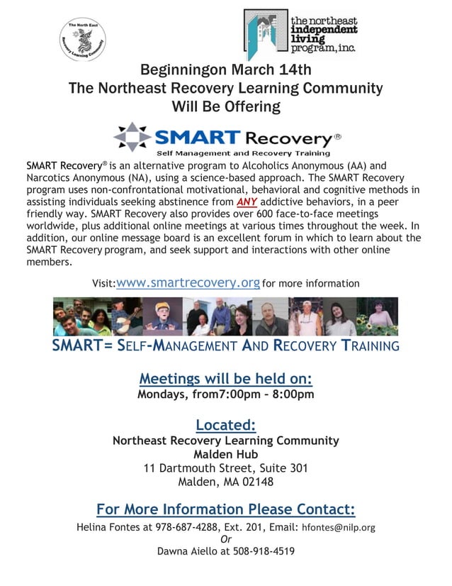 Smart Recovery Flyer | PDF