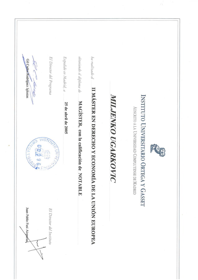 Master Program-Graduation Certificate | PDF