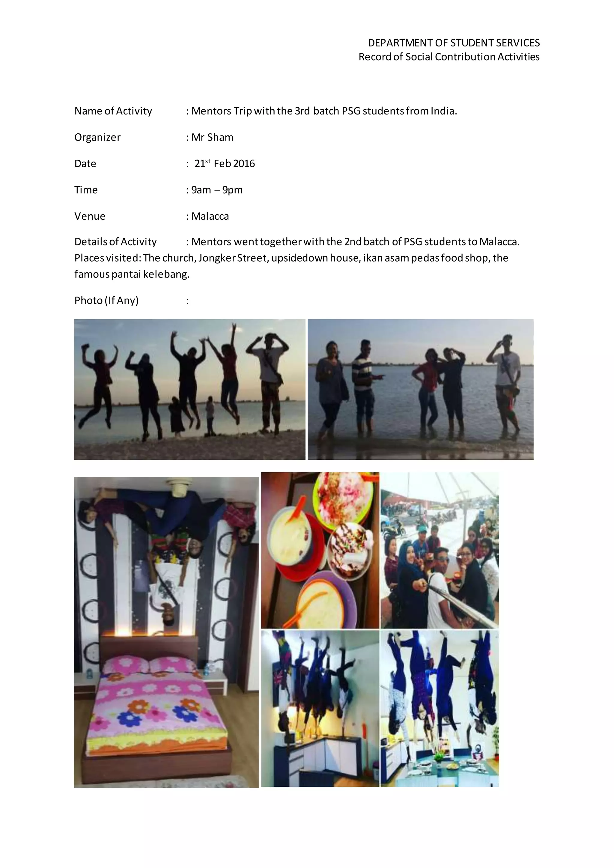 Mieerha Social Contribution Activities Report | PDF