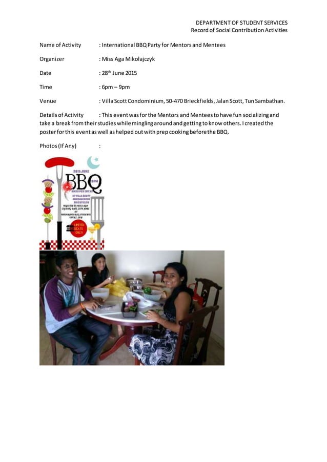 Mieerha Social Contribution Activities Report | PDF