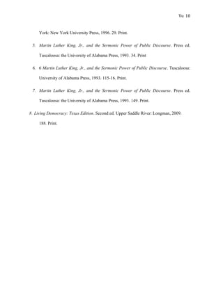 Dr. Martin Luther King- final draft | DOC