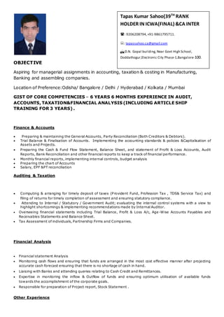 Tapas Kumar Sahoo | DOCX