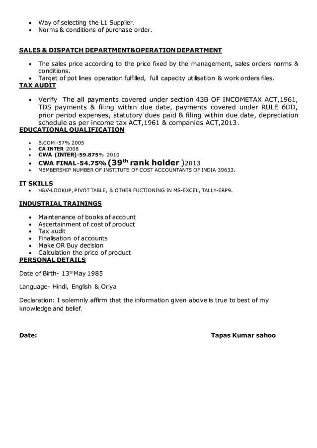 Tapas Kumar Sahoo | DOCX