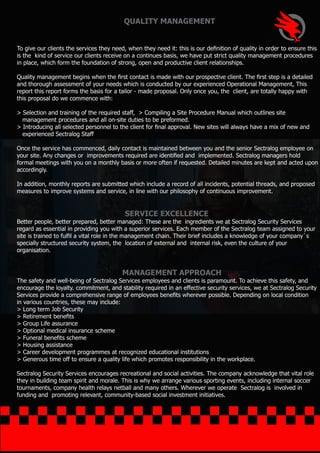 SECTRALOG COMPANY PROFILE | PDF