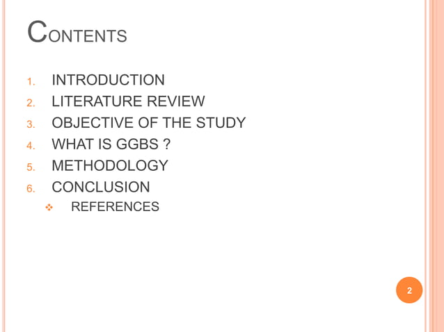 GGBS PPT | PPTX