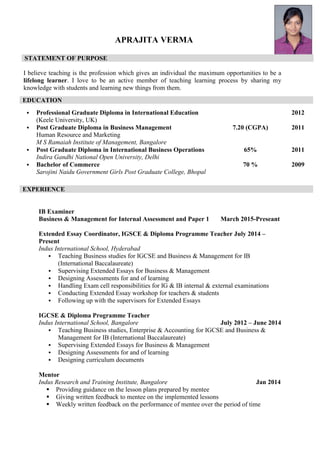 Aprajita Verma | PDF