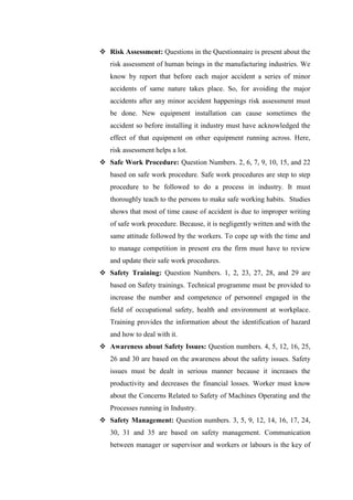 OCCUPATIONAL SAFETY AND RISK ASSESSMENT OF HUMAN BEINGS IN ...
