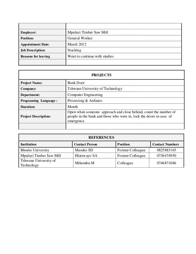 Personal & Academic Details