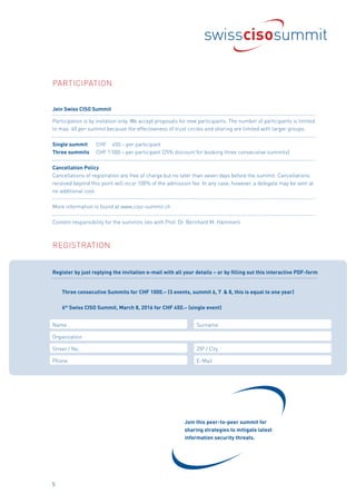 Marek Pietrzyk - CISO Summit Zurich - Next generation Information ...