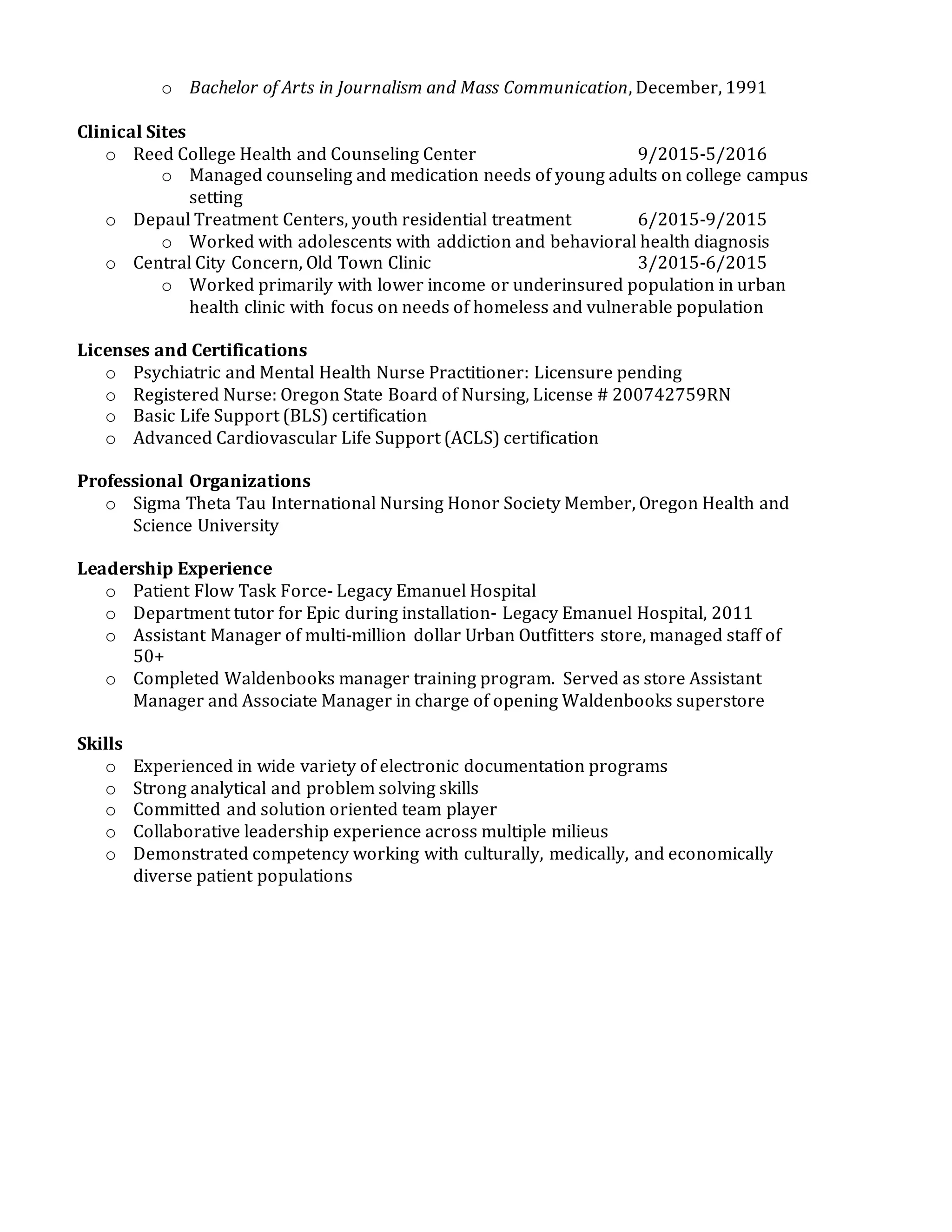 Olin.Curriculum Vitae | DOCX