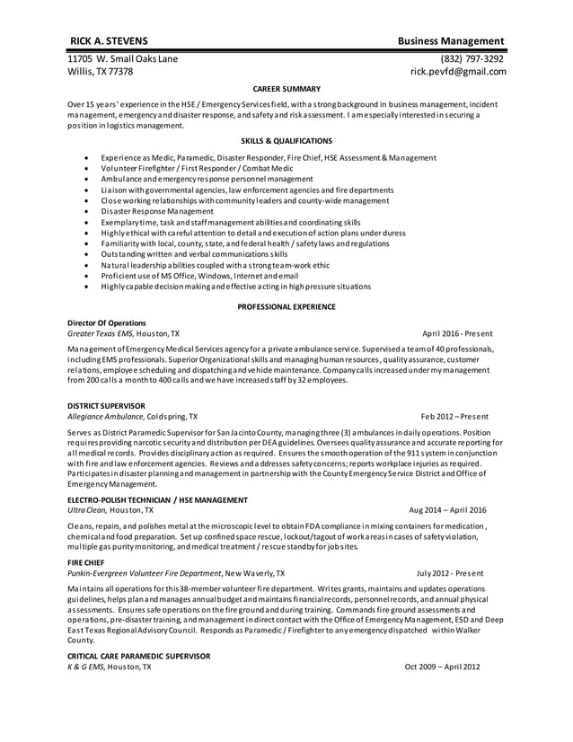 Primary Resume | DOCX