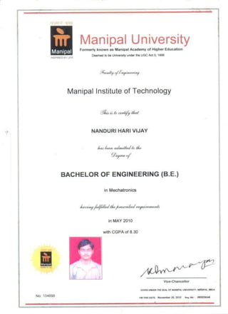 B.E Marks Sheets With Graduation Certificate.compressed | PDF