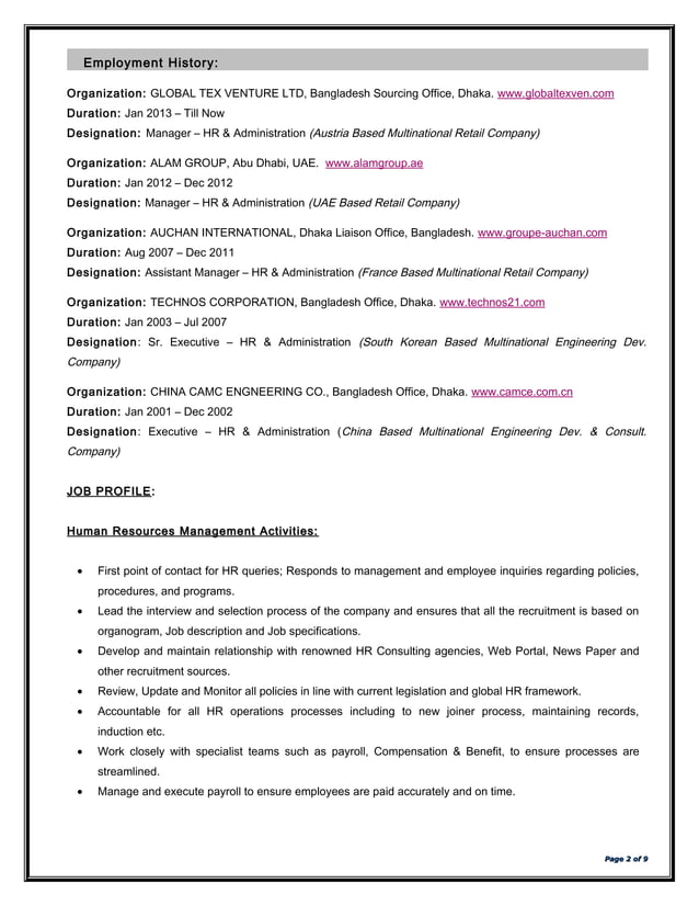 Maruf Resume | PDF