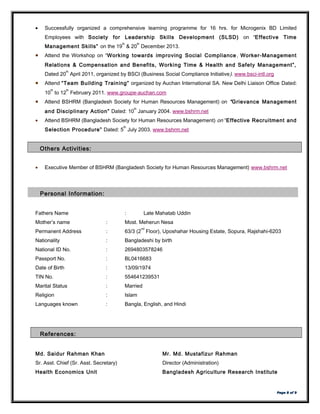 Maruf Resume | DOC