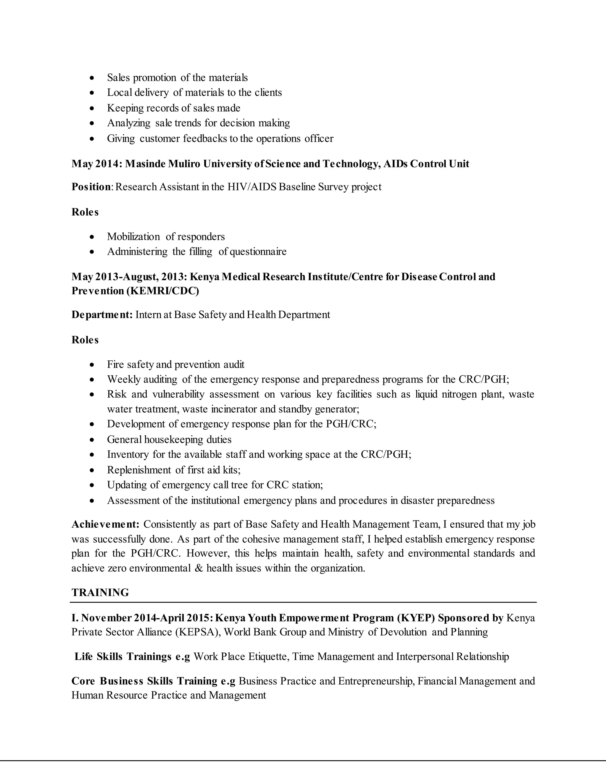 FREDRICK OKUMU -CV | DOCX