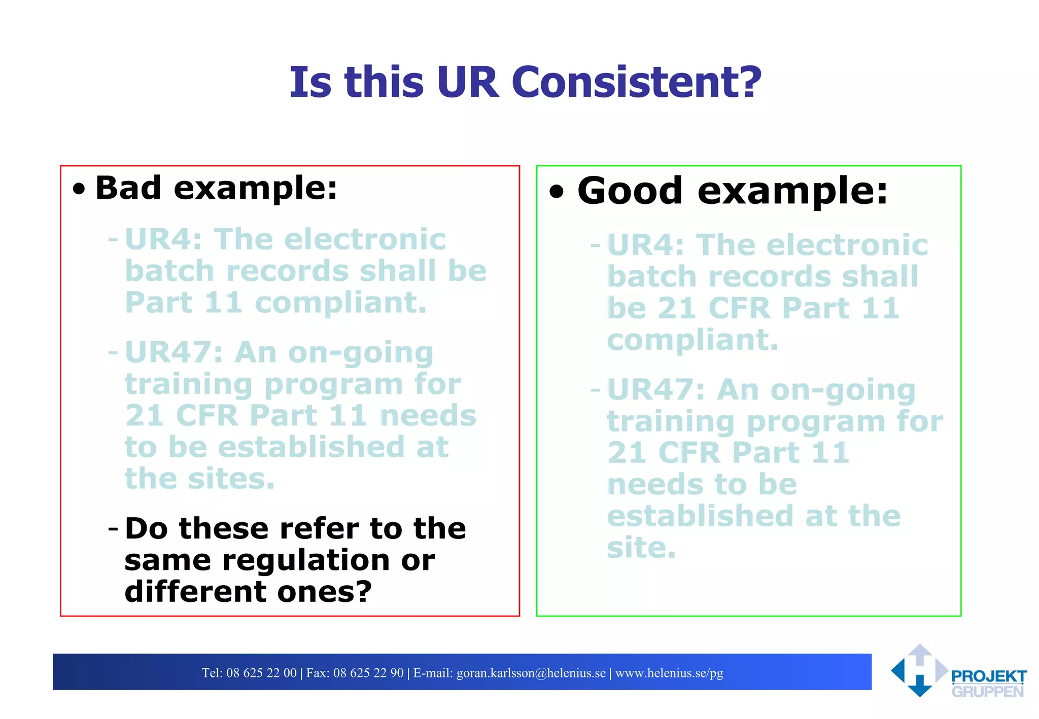 8 Characteristics of good user requirements | PPS