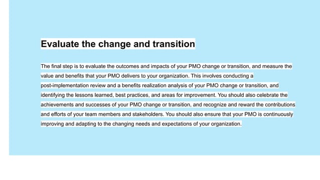 Anna Kompanets: Change Management for PMO Implementation (UA) | PPT