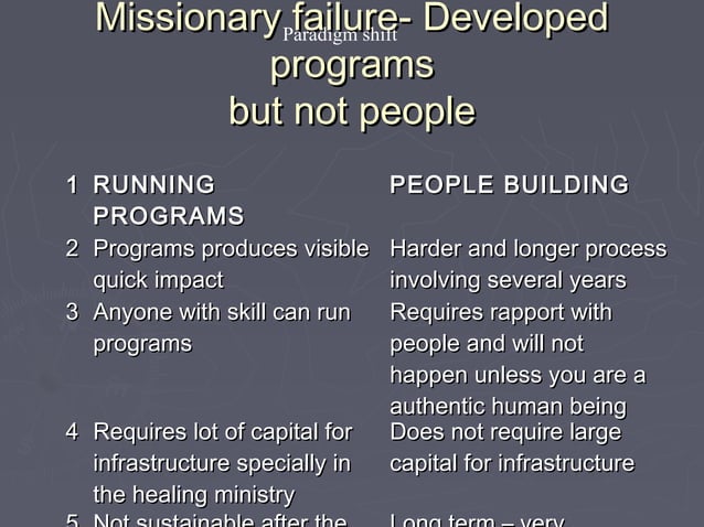 8 changing patterns and models of missions | PPT